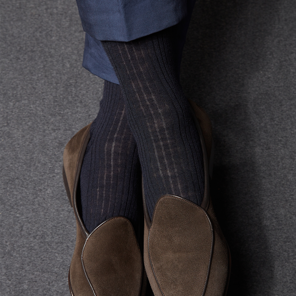 Mi-bas en laine mérinos fine – Mes Chaussettes Rouges